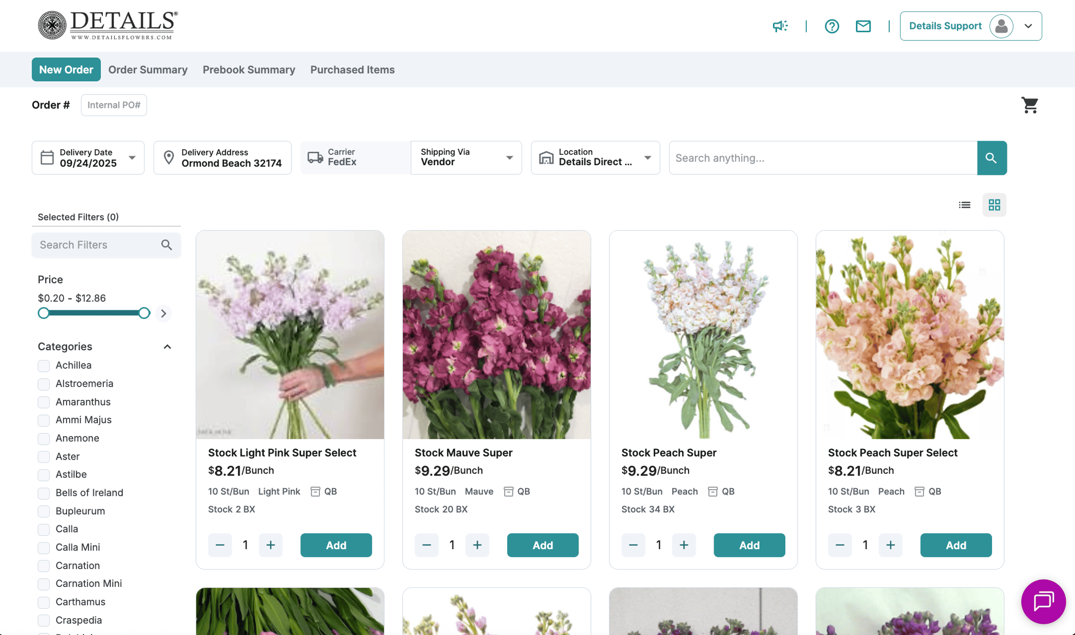 Details Direct: Fresh Flowers, Seamlessly Sourced