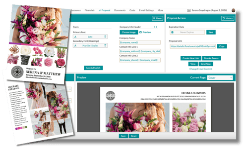 Features by Details Flowers Software