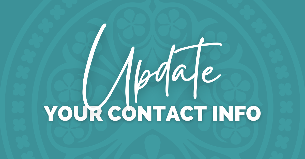 Update Your Contact Info