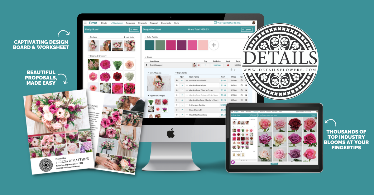 Details Flowers Software | We Help Florists & Designers Do More & Earn More
